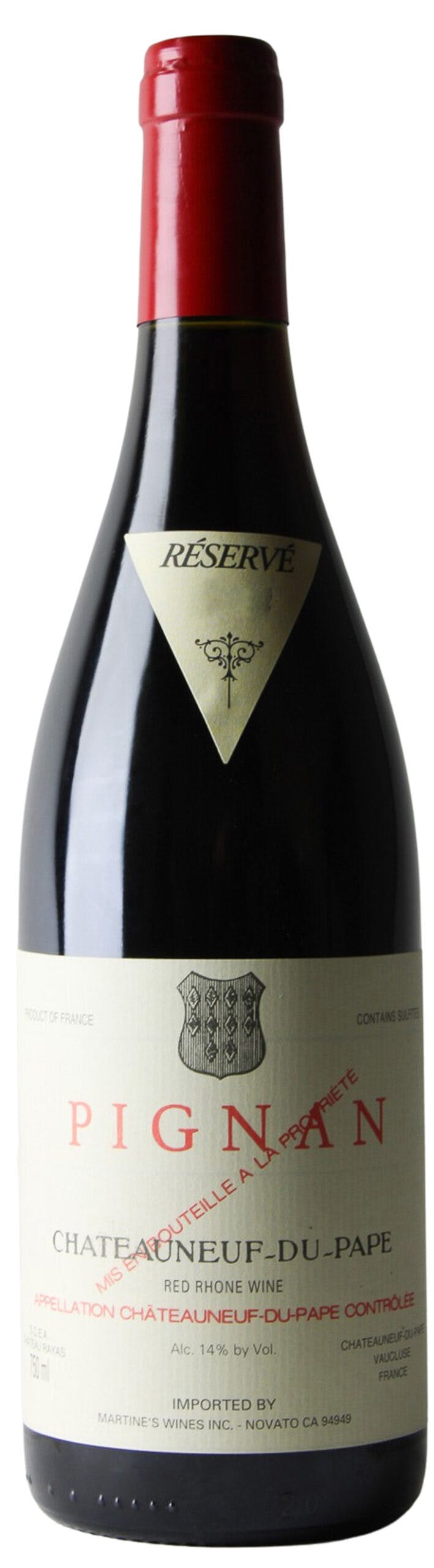 Pignan Chateauneuf du Pape 2018 750ml - Yankee Spirits