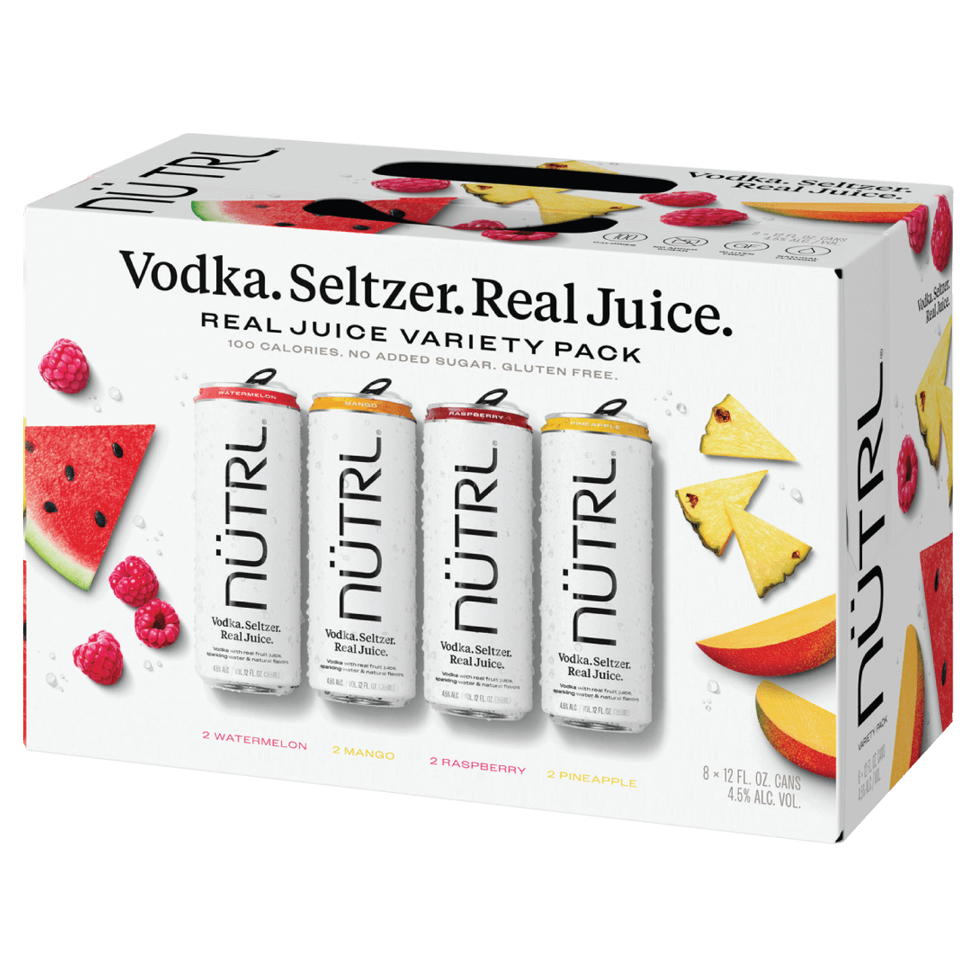 Nütrl Vodka Seltzer Fruit 8 pack 12 oz. Can - Allendale Wine Shoppe