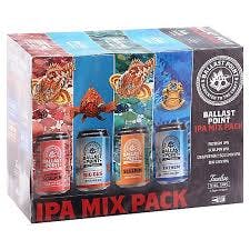 Ballast Point IPA Mix Pack 12 pack 12 oz. Can - Yankee Spirits