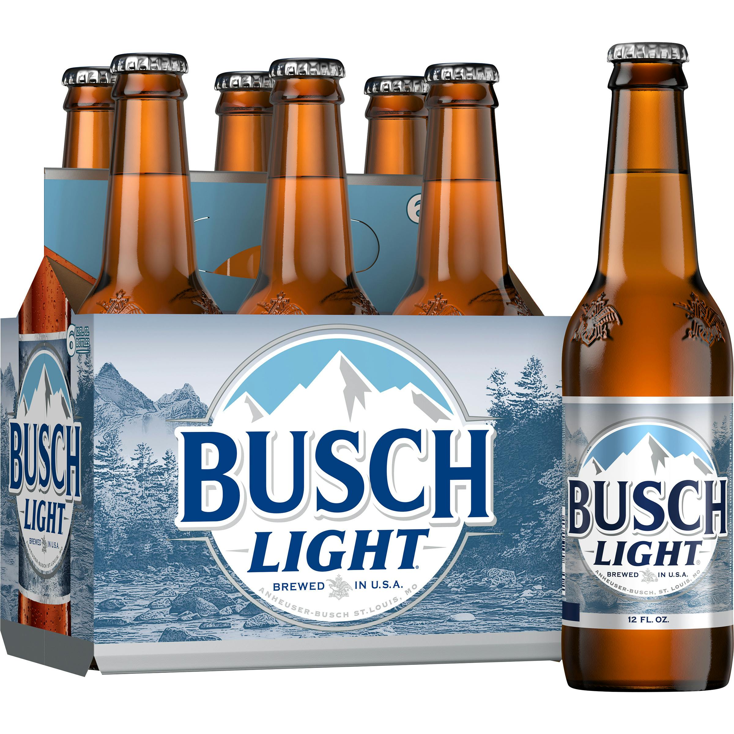 Busch Light 6 pack 355ml Bottle - Buster's Liquors & Wines