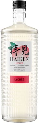 Haiken Japanese Vodka Lychee Vodka 720ml - Vine Republic