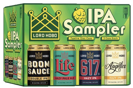 Lord Hobo Brewing IPA Sampler 12 pack 12 oz. Can - Yankee Spirits