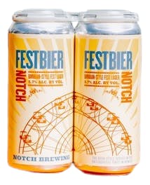 Notch Brewing Festbier 4 pack 16 oz. Can - SPIRITED Wines