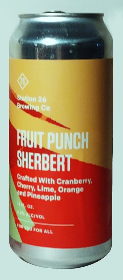 Station 26 Brewing Co. Fruit Punch Sherbert Sour 4 pack 16 oz. Can ...