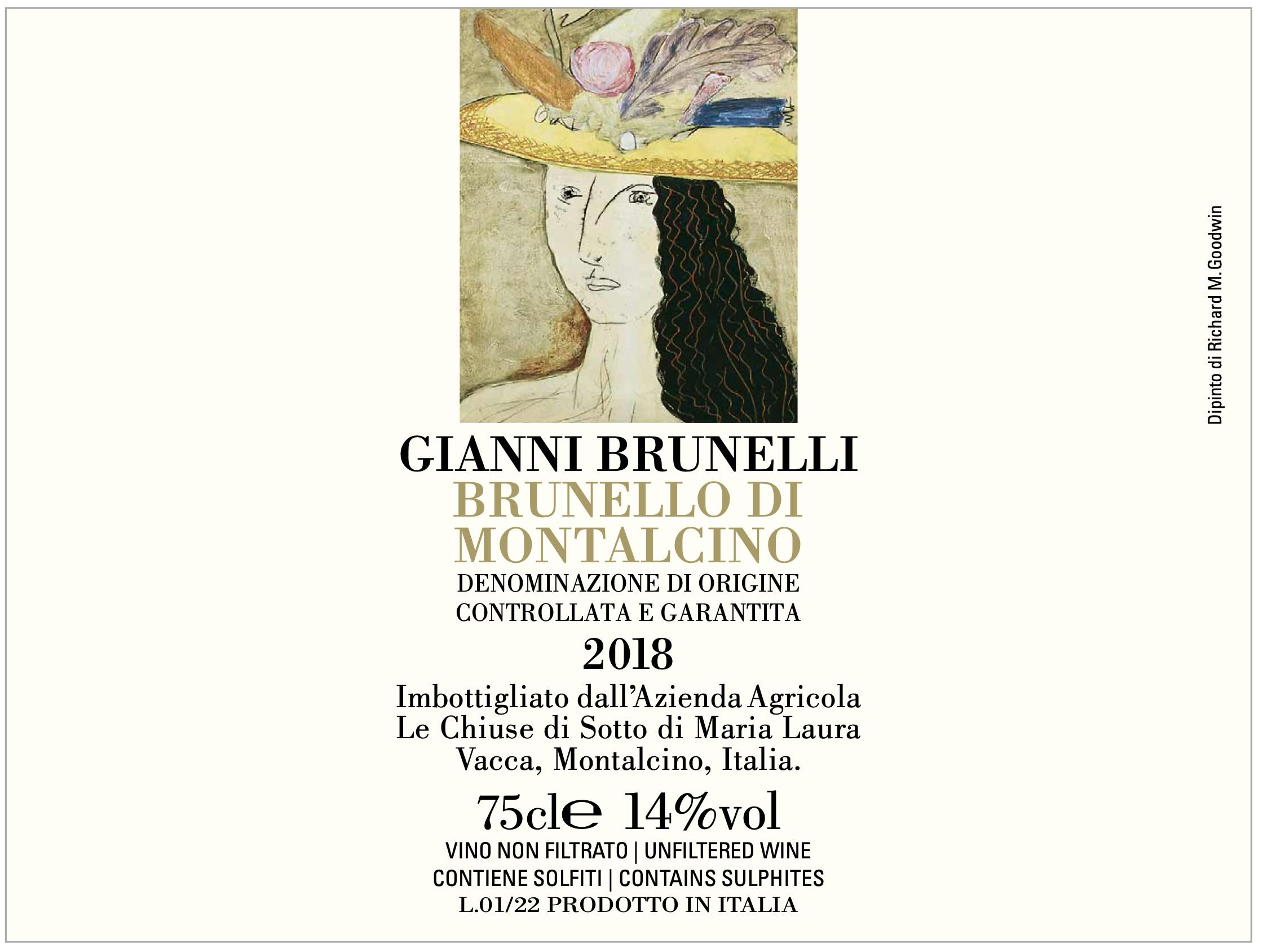 Gianni Brunelli Brunello di Montalcino 2018 750ml - Toast Wines by Taste