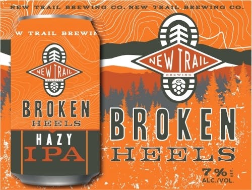 New Trail Brewing Broken Heels Hazy Ipa 4 pack 16 oz. - Kelly's Liquor