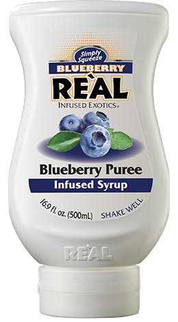 Reàl Ingredients Blueberry Puree Infused Syrup 16.9 oz. - Yankee Spirits