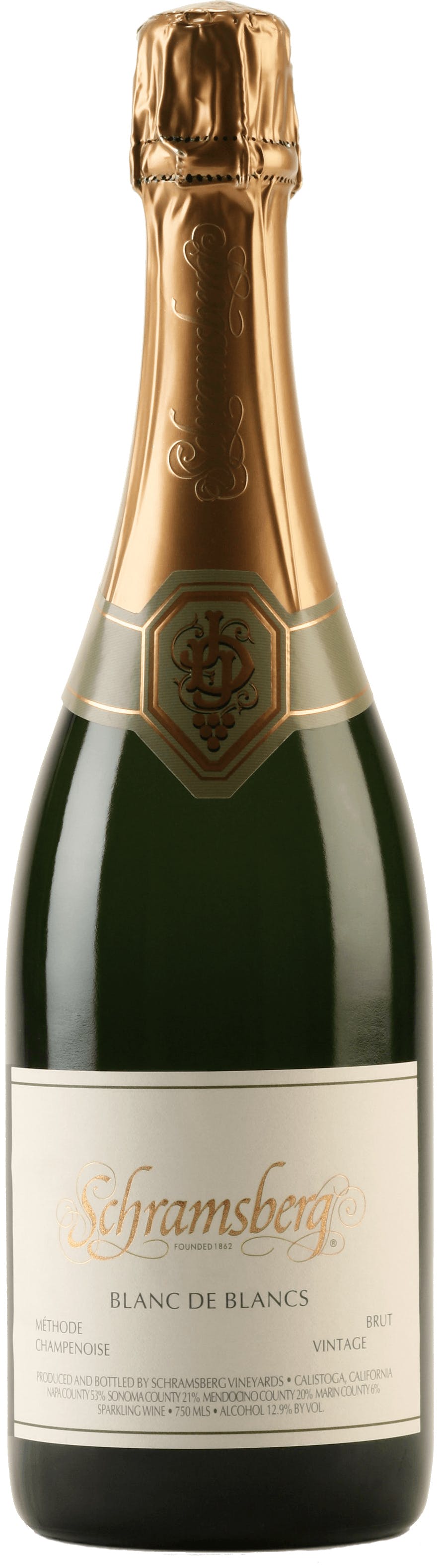 Schramsberg Blanc de Blancs 2020 375ml - Buster's Liquors & Wines