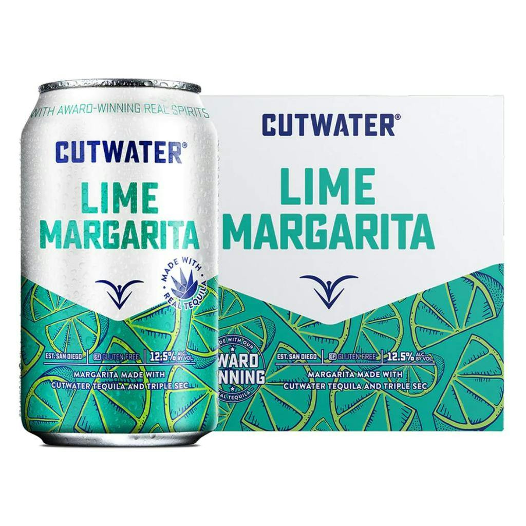 Cutwater Spirits Lime Tequila Margarita 4 pack 12 oz. Can - Yankee Spirits