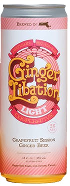 Ginger Libation Grapefruit Light 4 pack 12 oz. Can - Yankee Spirits