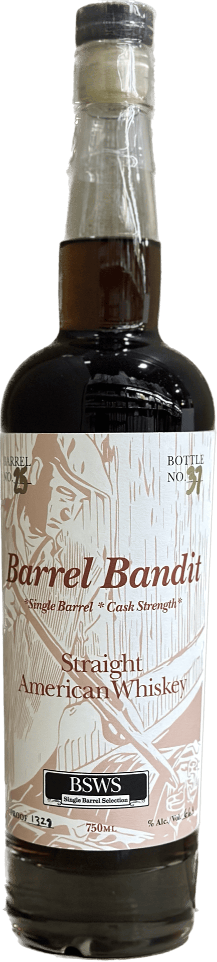 Barrel Bandit American Whiskey "Store Pick" Single Barrel Selection #25 ...