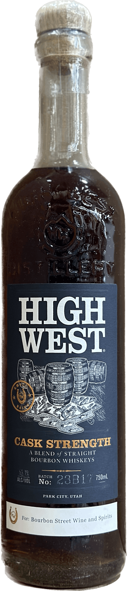 High West Distillery Cask Strength "Store Pick" Single Barrel Bourbon Selection #1 750ml - Rock W&S
