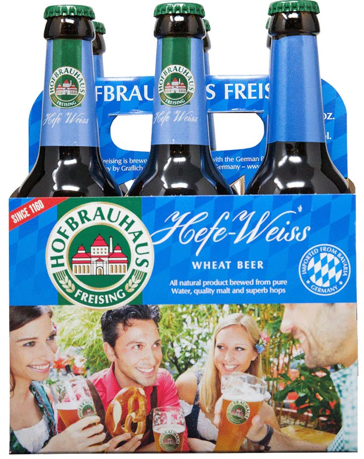 Hofbrauhaus Freising Hefe Weiss 6 pack 11.2 oz. Bottle - Yankee Spirits