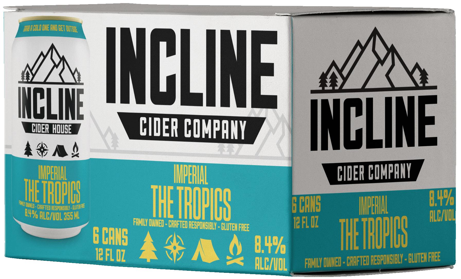 Incline Cider Company Imperial The Tropics Cider 6 pack 12 oz. Can ...