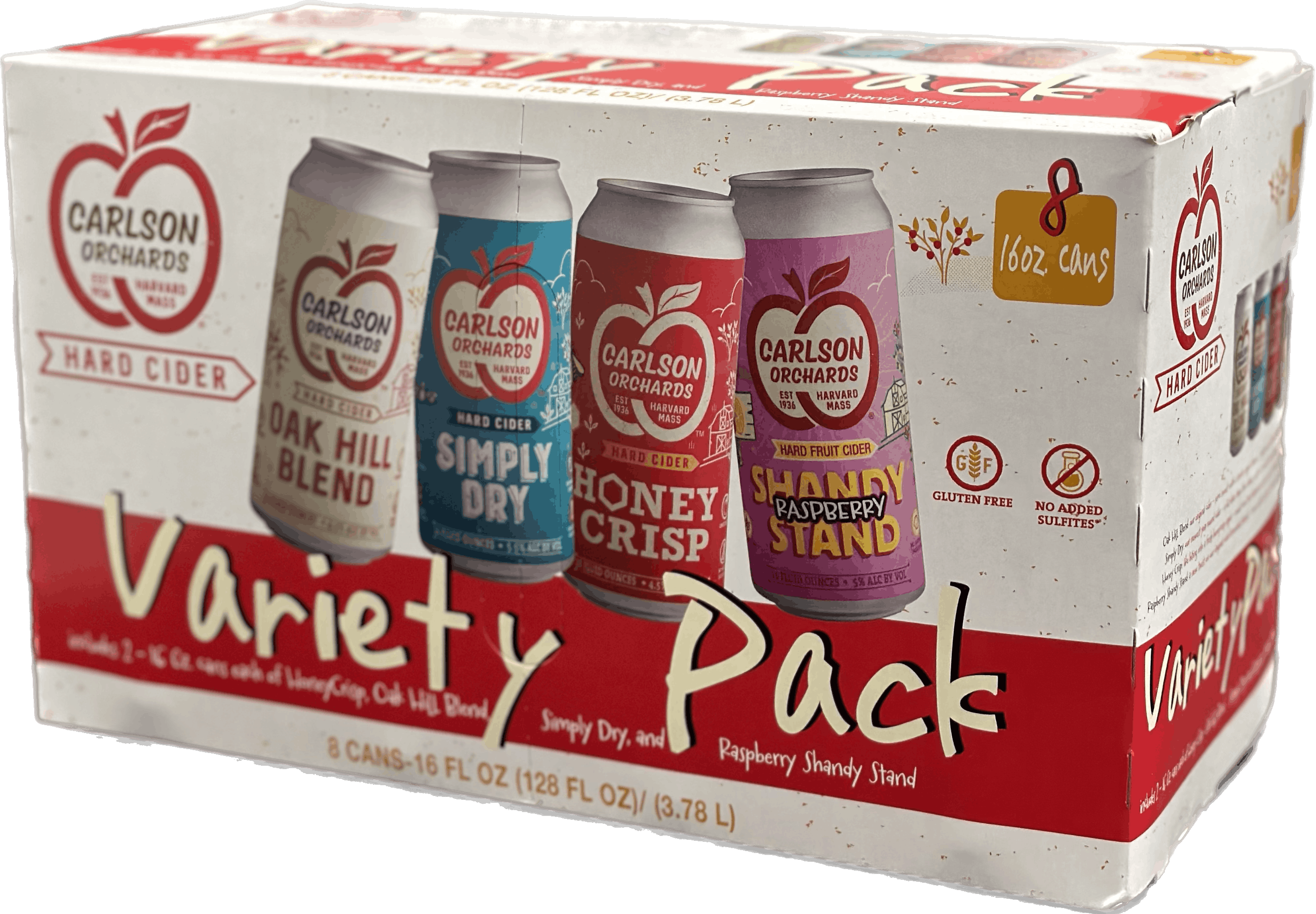 CARLSON ORCHARDS CIDER VARIETY 16OZ 8 PACK CAN 8 pack 16 oz. Can ...