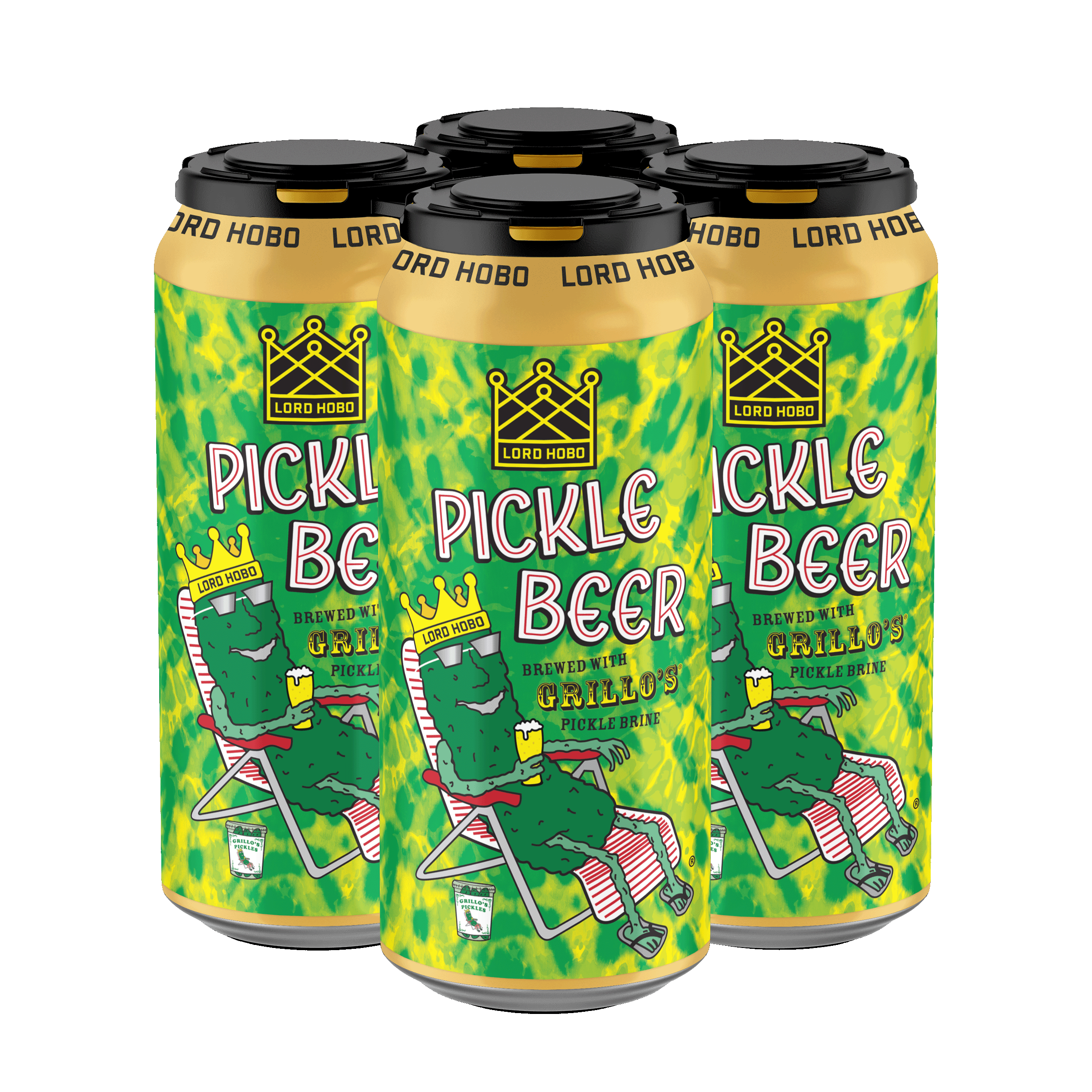 LORD HOBO ROTATIONAL SERIES 16OZ 4 PACK CAN ATOMIC BLACK/SAUSAGE GUY 4 ...