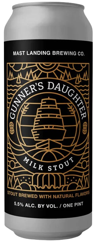 Mast Landing Brewing Gunners Daughter Milk Stout 4 pack 16 oz. Can ...