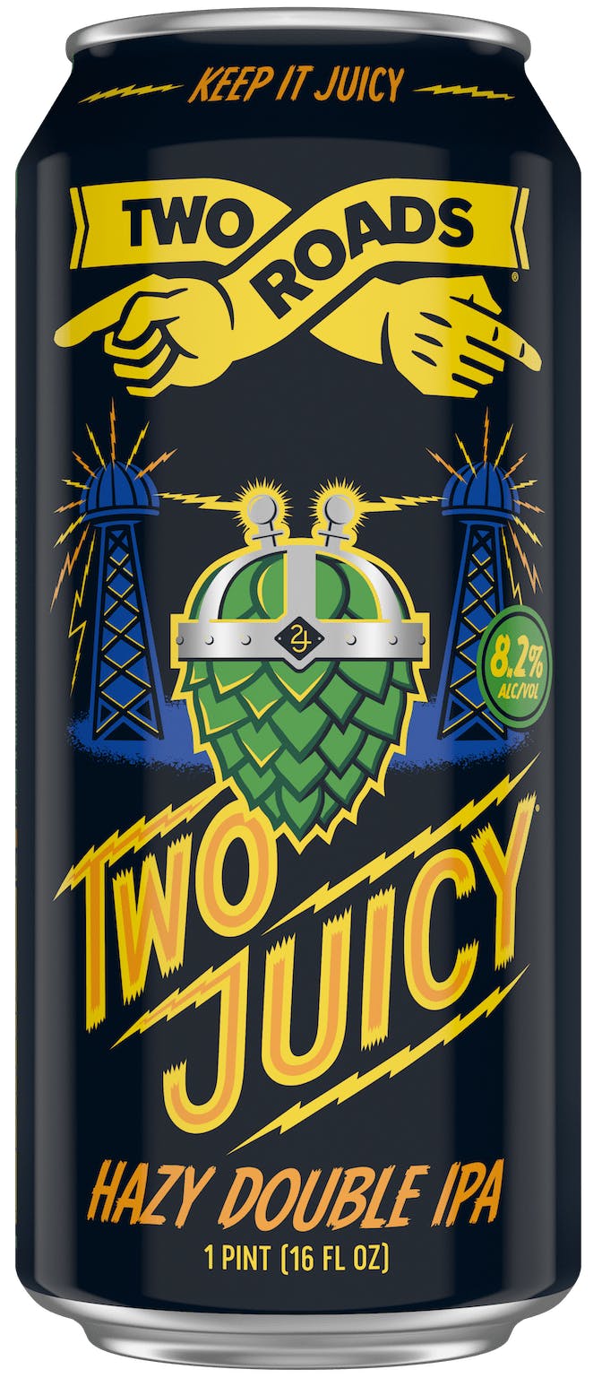 Two Roads Brewing Company Two Juicy Unfiltered Double Ipa 4 pack 16 oz ...