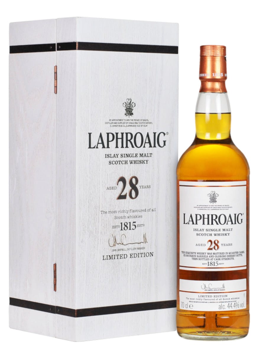 Laphroaig Islay Single Malt Scotch Whisky 28 year old 750ml - Vine Republic