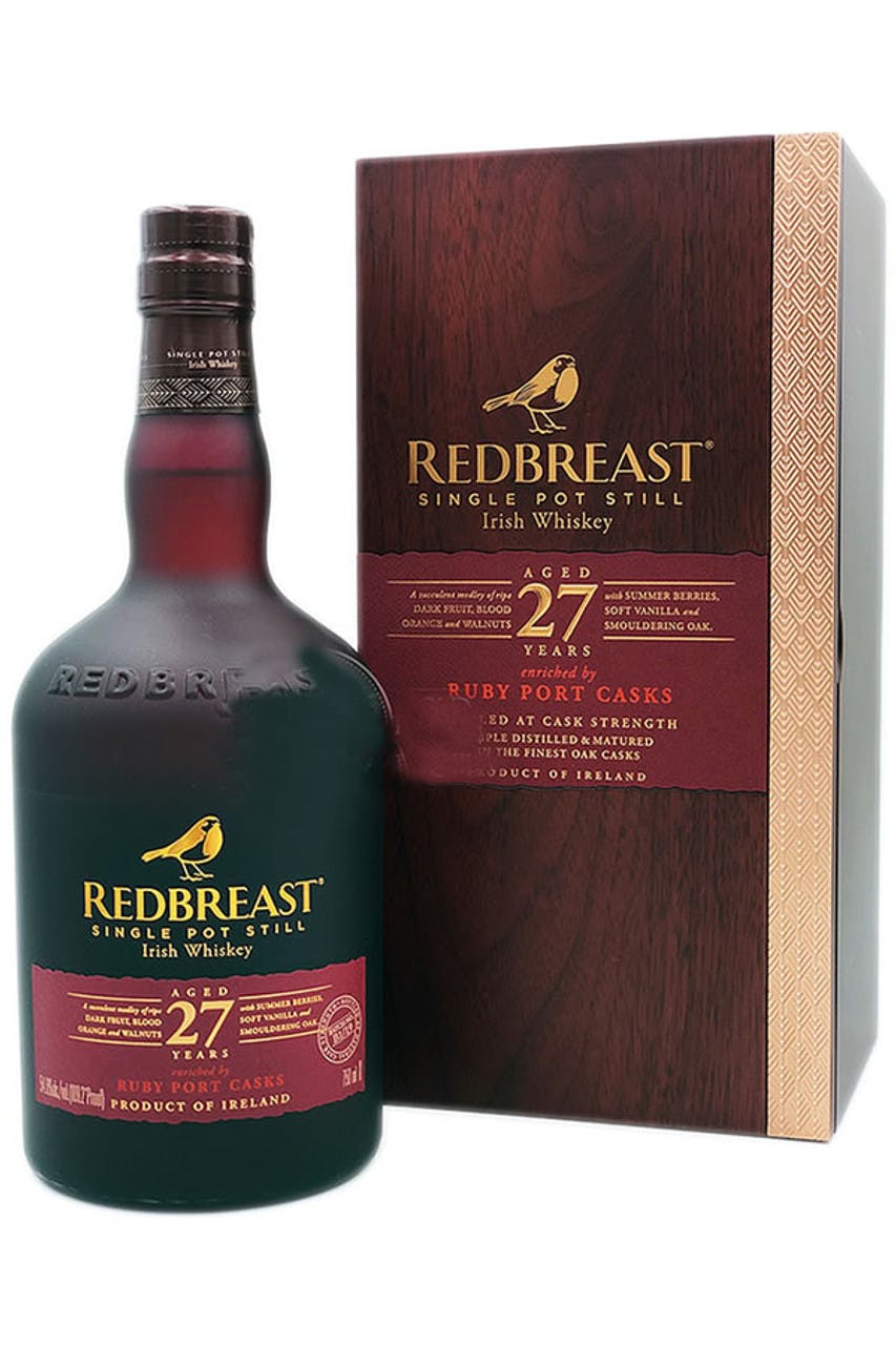 Redbreast Single Pot Still Irish Whiskey Ruby Port Casks 27 year old ...