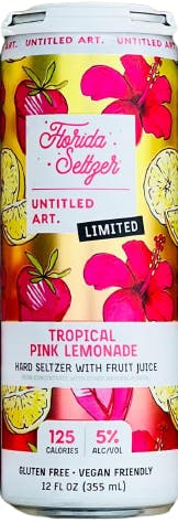 Untitled Art Brewing Florida Seltzer Tropical Pink Lemonade Hard ...
