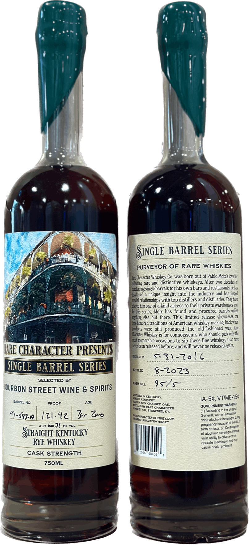 Rare Character "Store Pick" Kentucky Rye KRY-549 750ml - Rock W&S