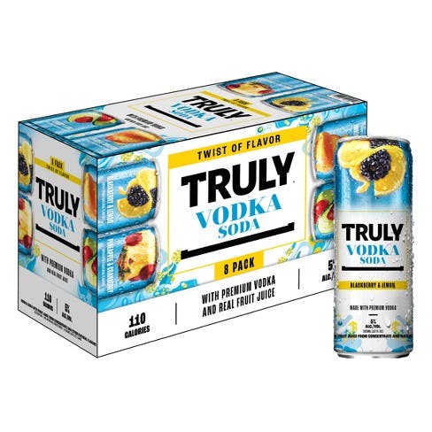 Truly Twist Of Flavor Vodka Soda Variety 8 pack 12 oz. Can - Petite Cellars