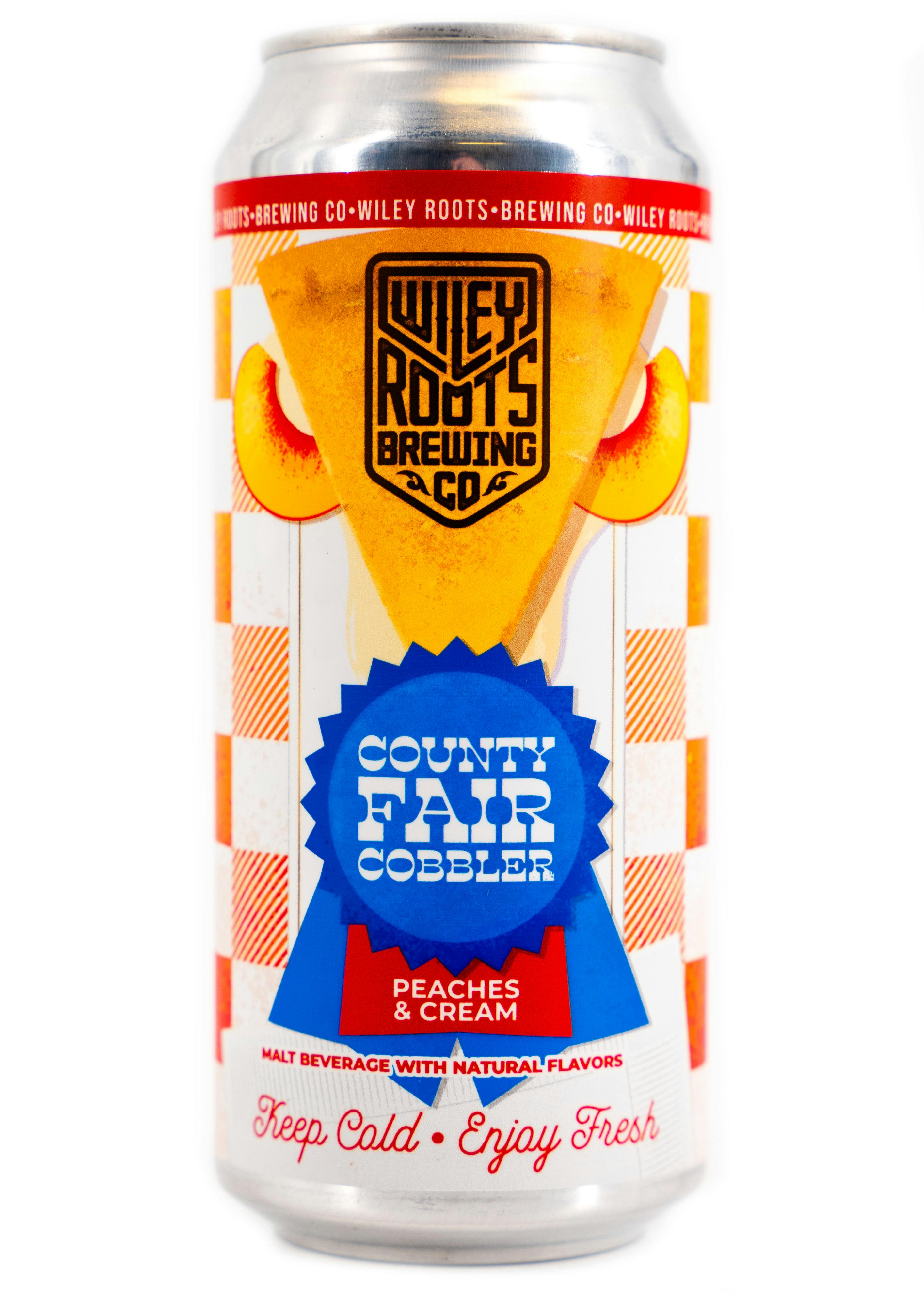 Wiley Roots Brewing Company Peaches & Cream County Fair Cobbler 4 pack ...
