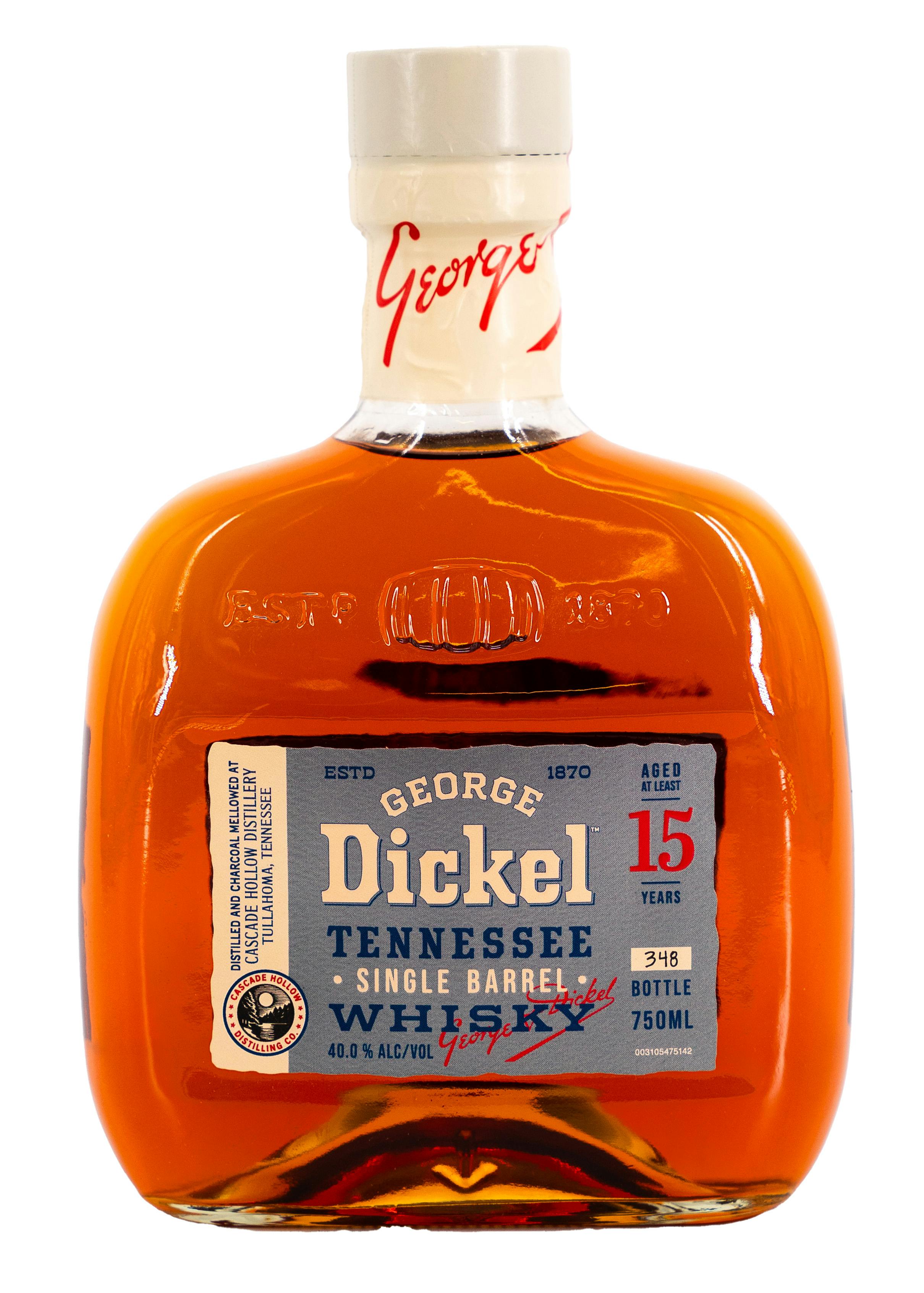 GEORGE DICKEL 15 YR SINGLE BARREL (B/P) 750ml 750ml - Argonaut Wine ...