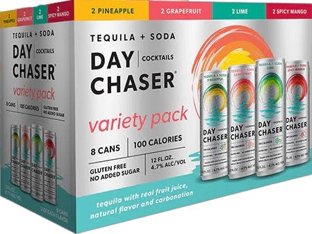 Day Chaser Cocktails Tequila + Soda Variety Pack 8 pack - Stirling Fine ...