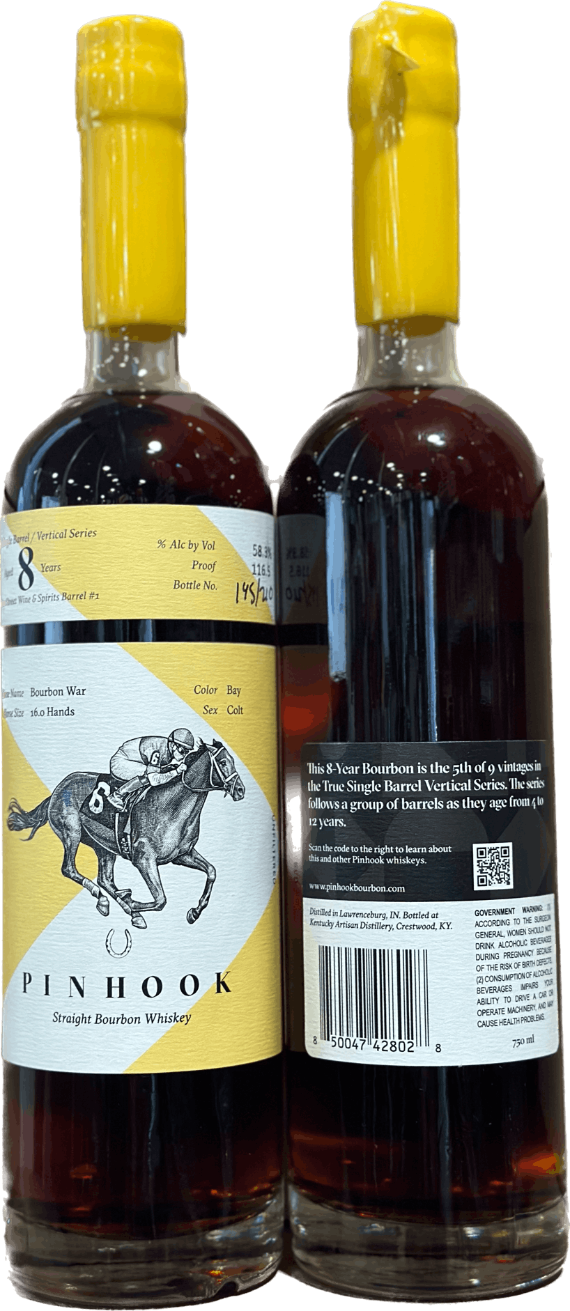 Pinhook "Store Pick" Single Barrel Bourbon 8 Year Old 750ml - Rock W&S
