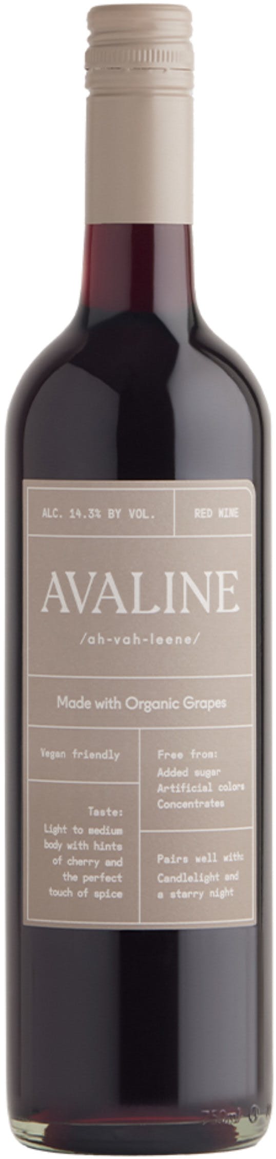 Avaline Red Blend 750ml - Argonaut Wine & Liquor