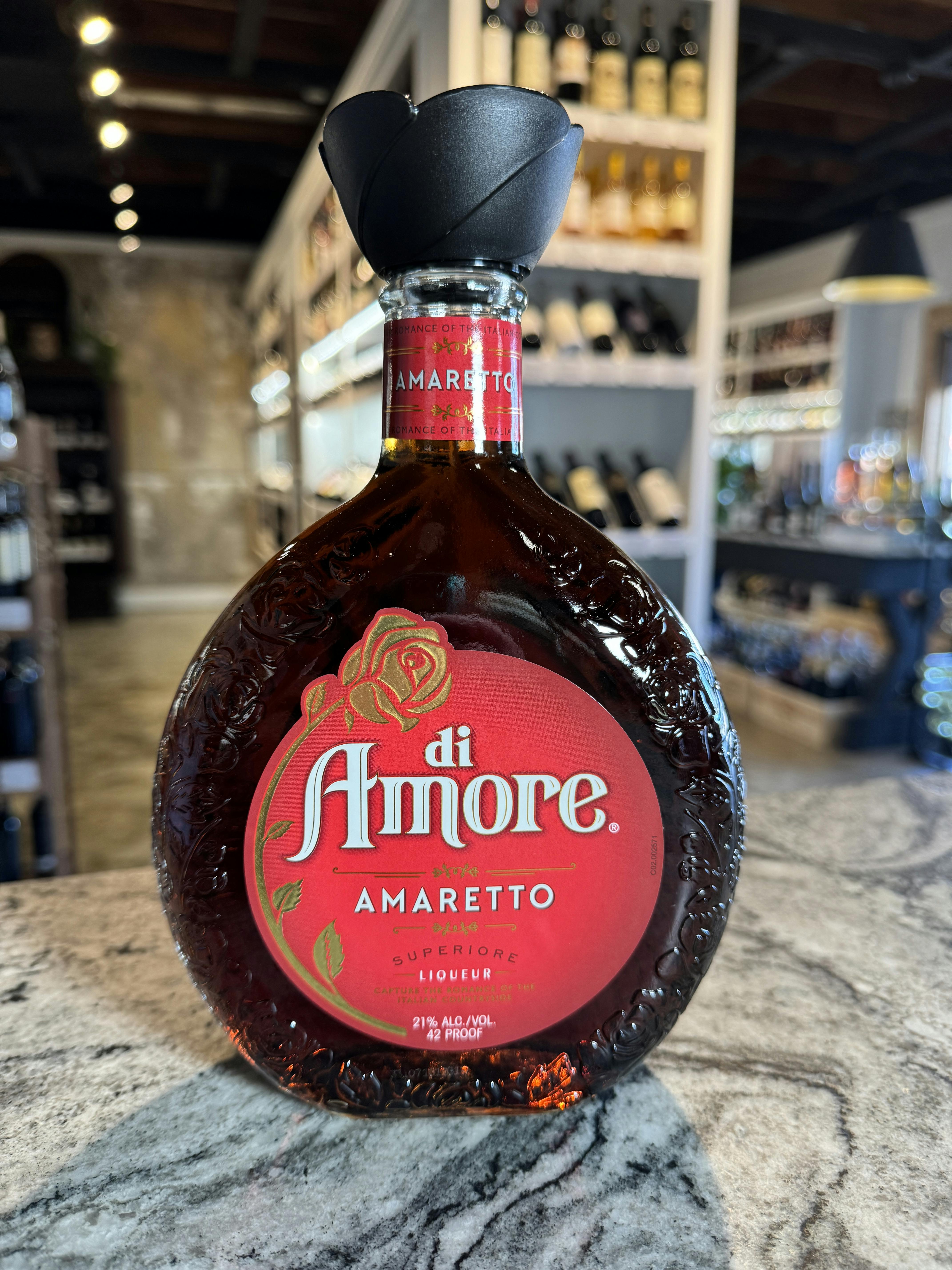 Di Amore AMARETTO LIQUEUR 42 PR. 750ml - Tonic Bottle & Cork