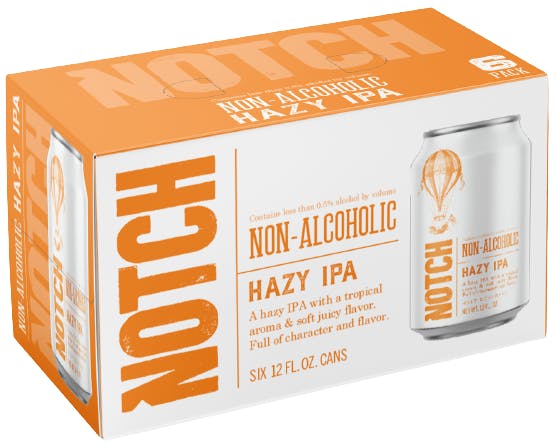 Notch Brewing Non Alcoholic Hazy Ipa 6 pack 12 oz. Can - SPIRITED Wines