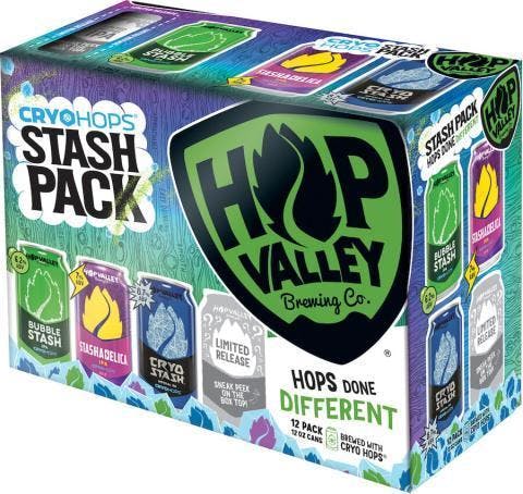 Hop Valley Brewing CryoHops Stash Variety Pack 12 pack Bottle ...
