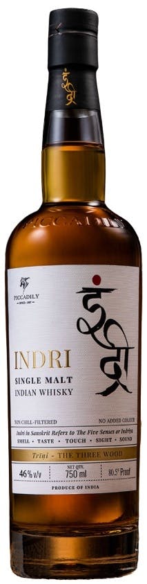 Indri Single Malt Indian Whiskey 750ml - Petite Cellars