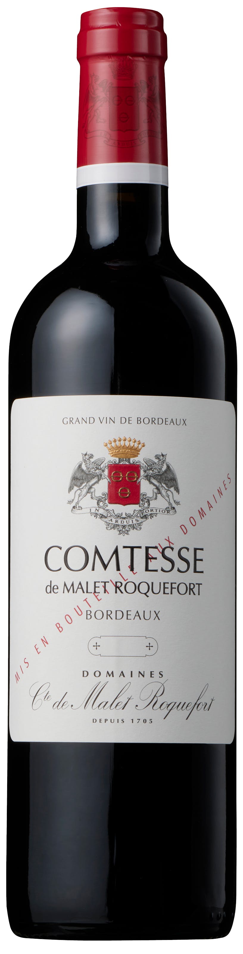 Comtesse De Malet Roquefort Bordeaux 2019 750ml - Liquors Inc.