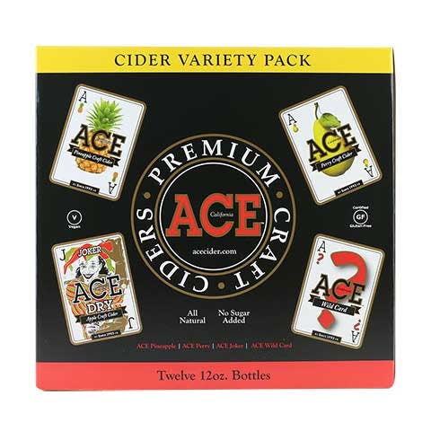 Ace Cider VARIETY 12 pack 12 oz. Can - Yankee Spirits