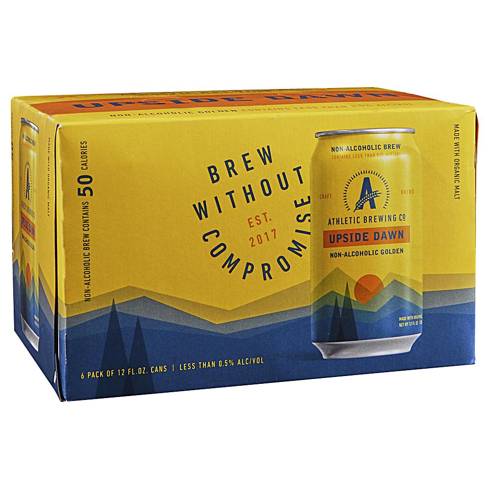 Athletic Brewing Non-Alcoholic Brews Upside Dawn Golden Ale 6 pack 12 ...