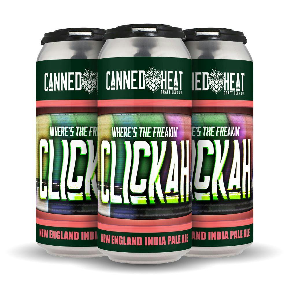 Canned Heat Beer Where's The Freakin' Clickah 4 pack 16 oz. Can ...