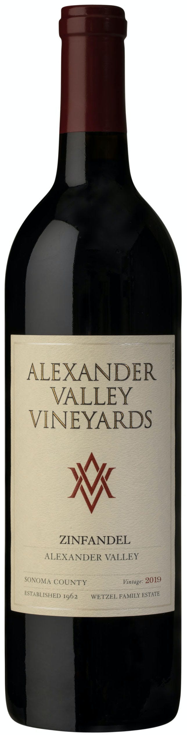 Alexander Valley Vineyards Alexander Valley Zinfandel 2019 750ml ...