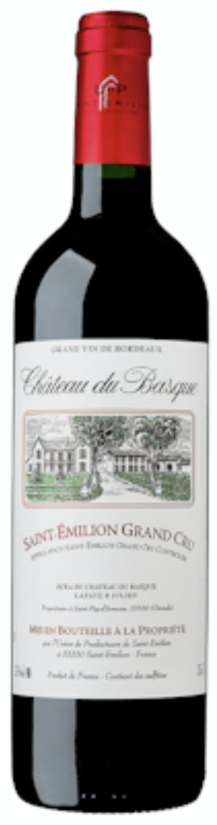 Château du Basque St. Emilion 2019 750ml - Toast Wines by Taste