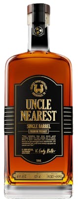 Uncle Nearest Single Barrel Whiskey 117 PF - Batch 097 750ml - Garden ...