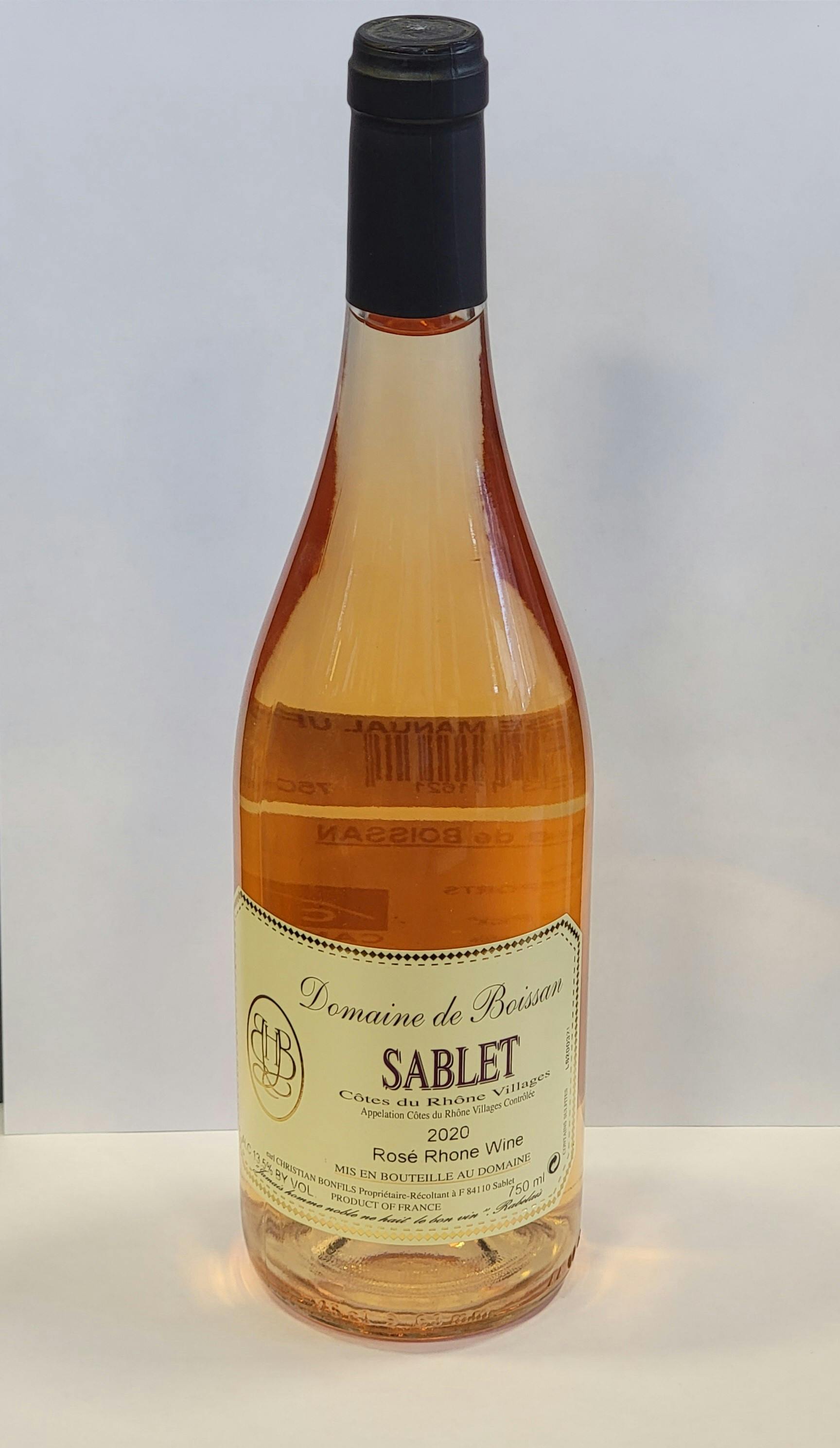 Domaine de Boissan Sablet Rose 2020 750ml - Argonaut Wine & Liquor