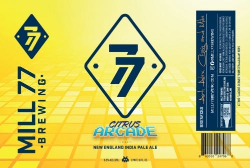 Mill 77 Brewing CITRUS ARCADE 4 pack 16 oz. Can - Yankee Spirits