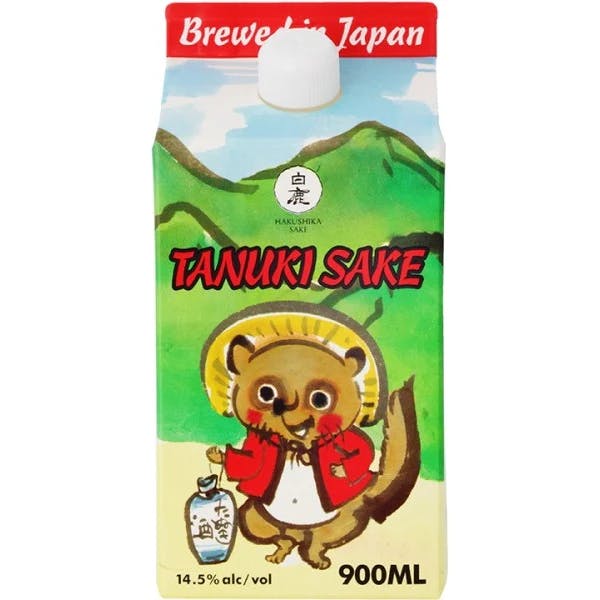 Kuromatsu Hakushika Tanuki Sake Milk Carton 900ml Carton - Argonaut ...