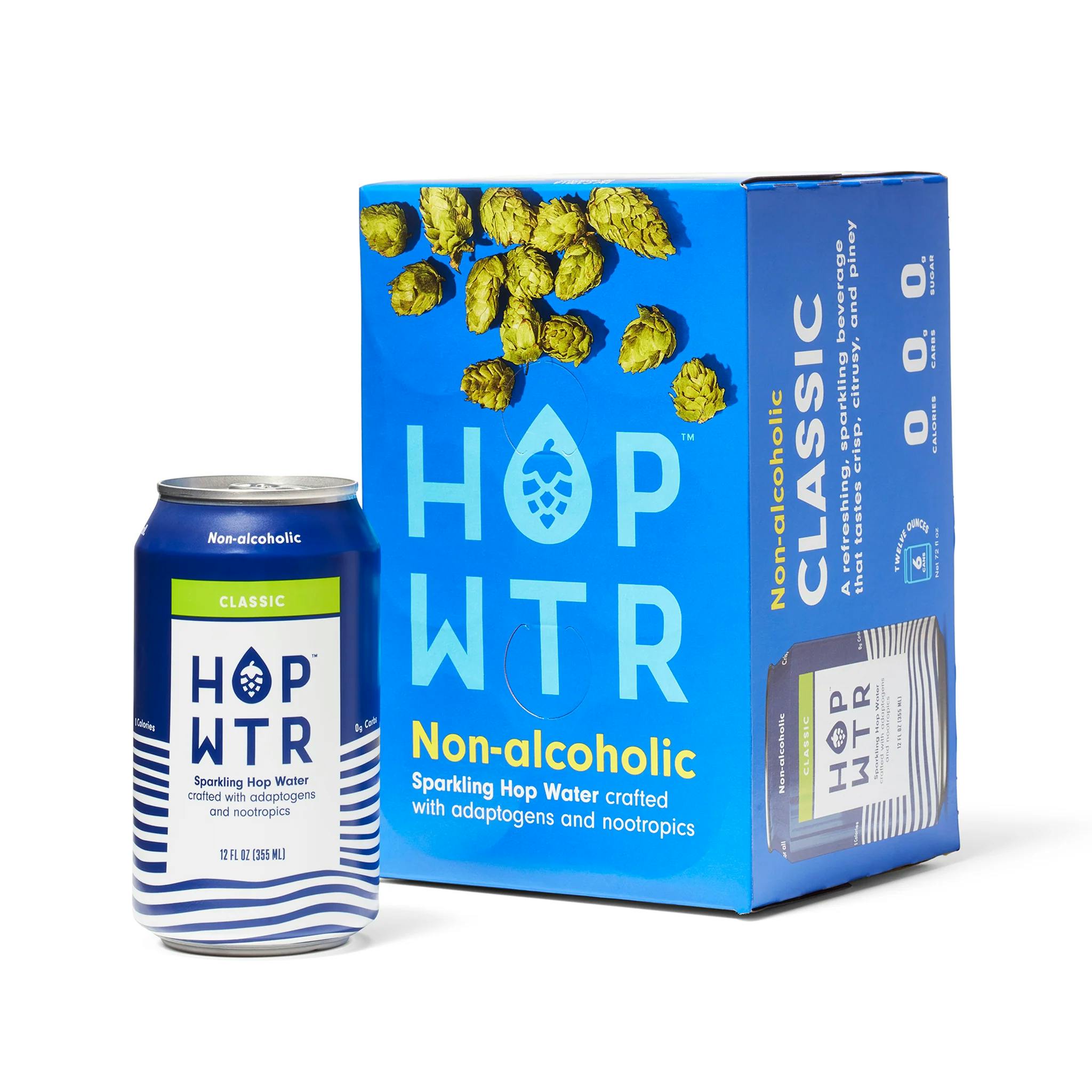 HOP WTR Classic 6 pack 12 oz. Can - Argonaut Wine & Liquor