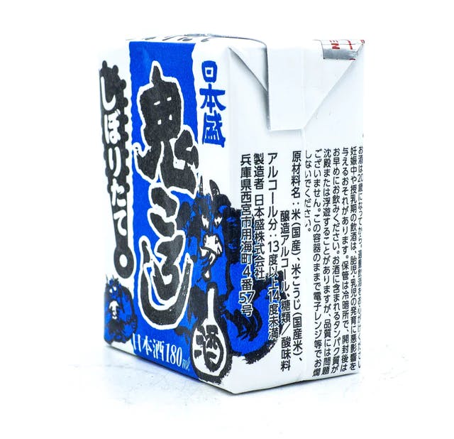 Onikoroshi Blue Sake Juice Box 180ml - Argonaut Wine & Liquor