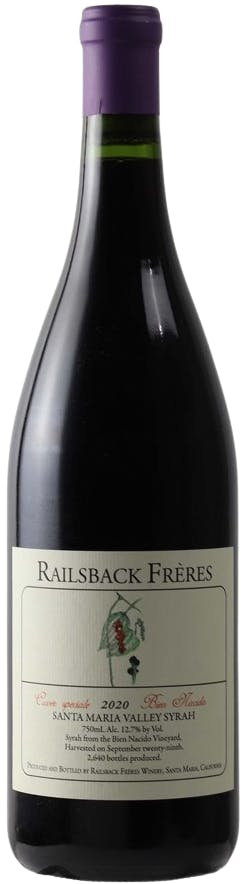 Railsback Freres Bien Nacido Vineyard Syrah Cuvée 2020 750ml - Toast ...