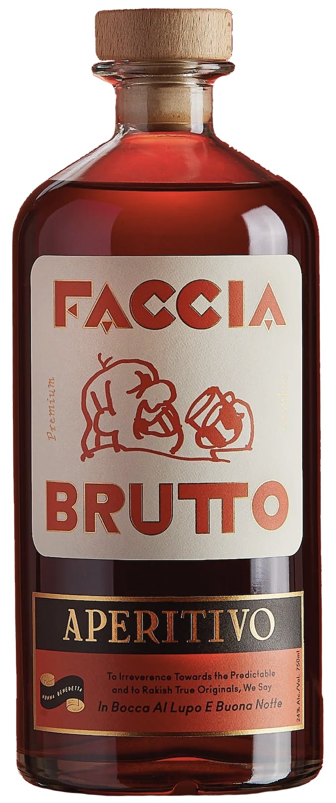 Faccia Brutto Aperitivo Liqueur 750ml - Liquors Inc.